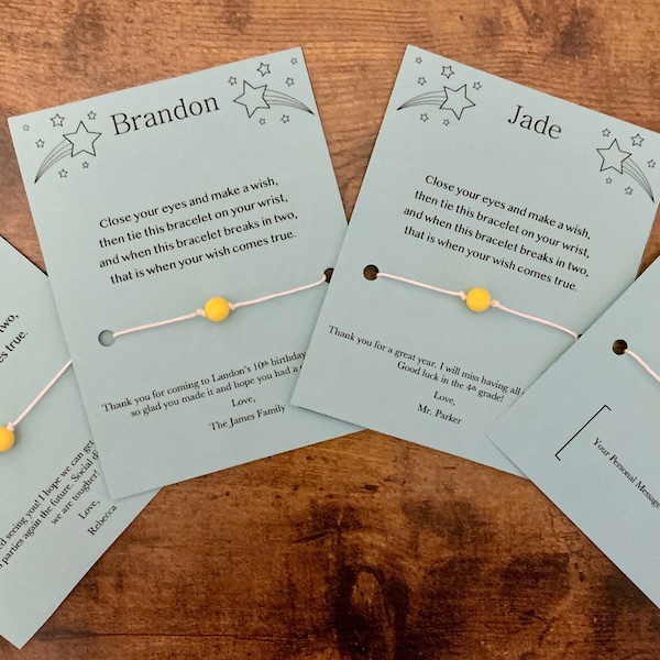 Wish Bracelets - Etsy