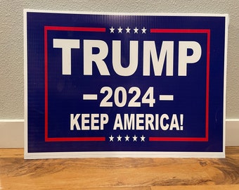 Trump 2024 Yard Sign - Etsy