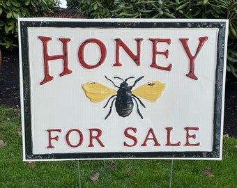 Honey for Sale Sign | Etsy