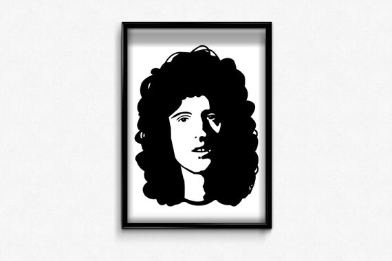 Brian May Brian May Art Illustration Print Art Print - Etsy