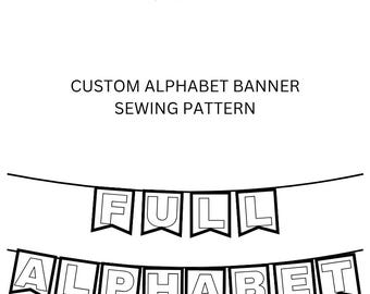 Easy Happy Birthday Banner Sewing Pattern - Instant Download PDF - Etsy