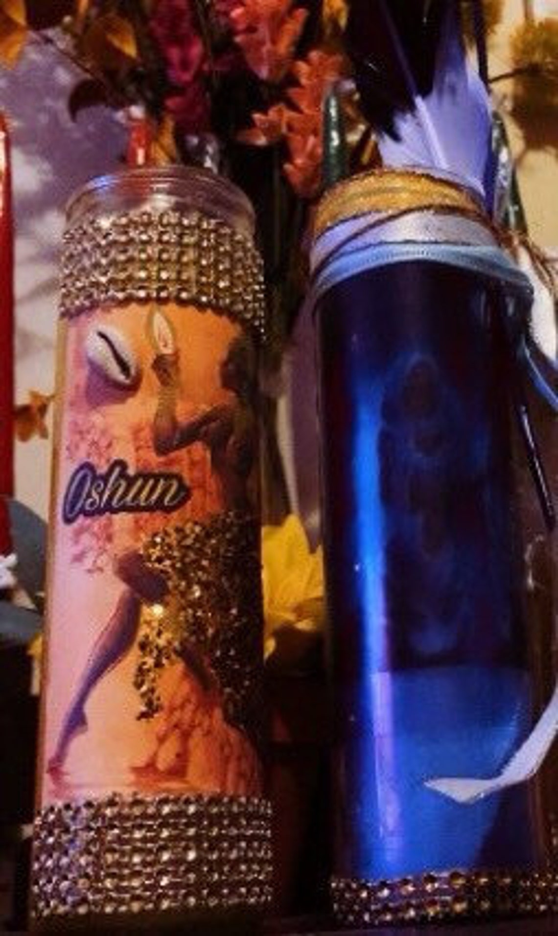 Orisha Candle 7 Day Orisha Candle Oshun Candle Yemaya - Etsy