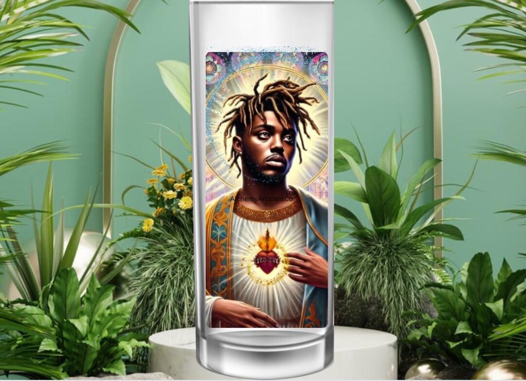 Juice WRLD Saint Candle – RIP Rap Icon Tribute Prayer Candle | Memorial ...