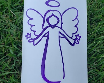 Vinyl Angel Decal - Etsy