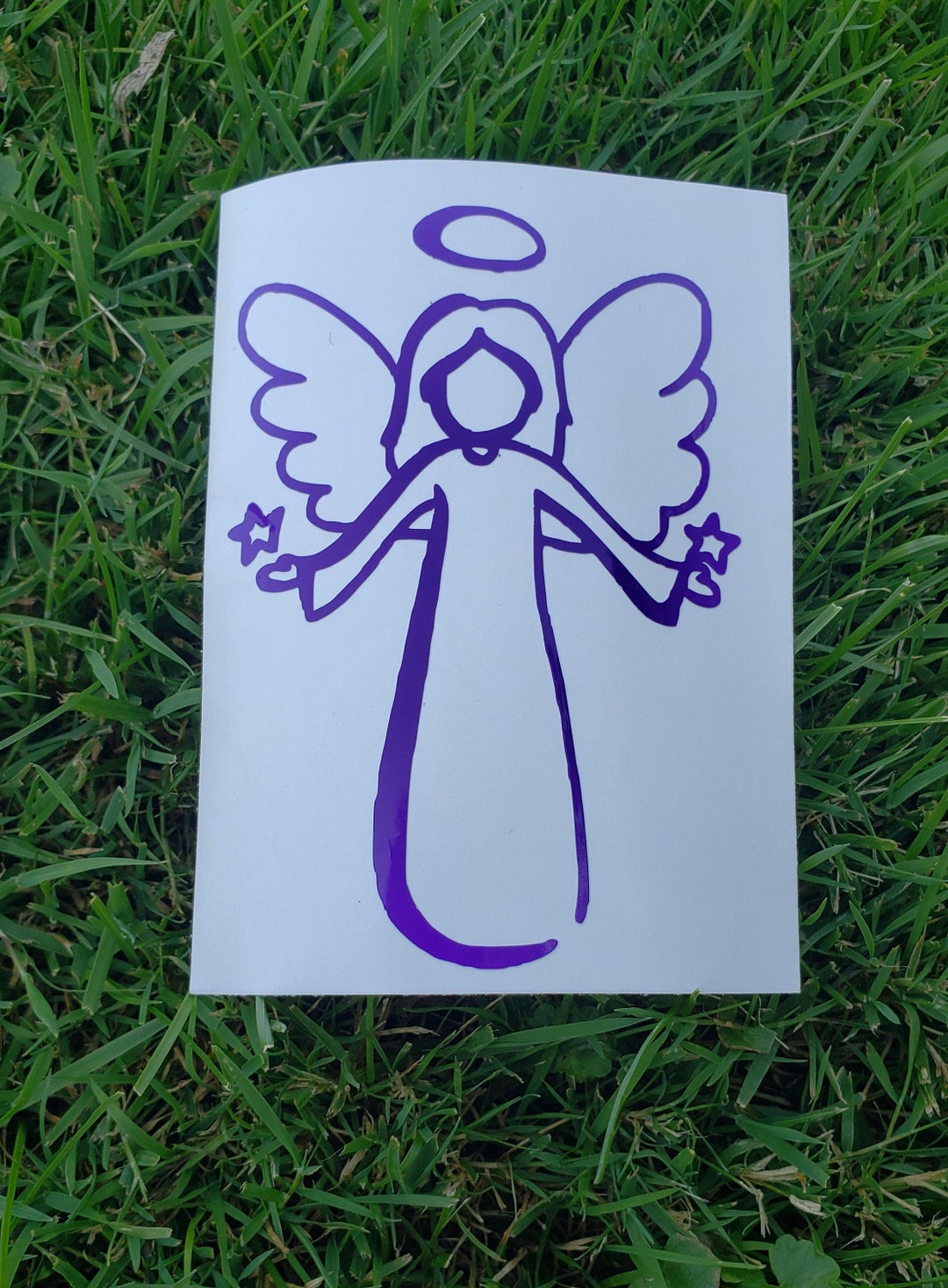 Angel Vinyl Decal - Etsy