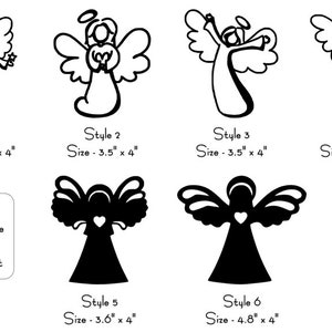 Angel Vinyl Decal - Etsy