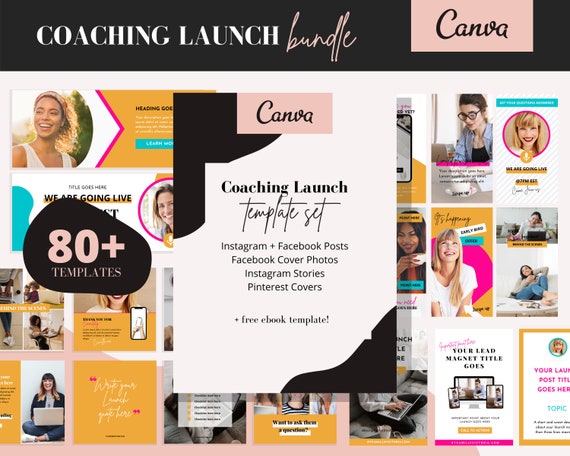 80 Coaching Launch Template Kit Coaches Marketing Bundle | Etsy UK
