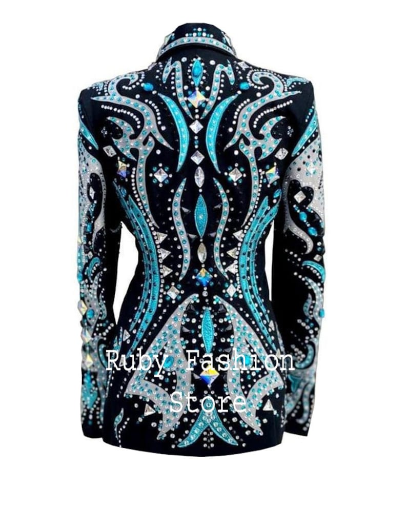 Aquamarine Western Custom Showmanship Jacket - Etsy
