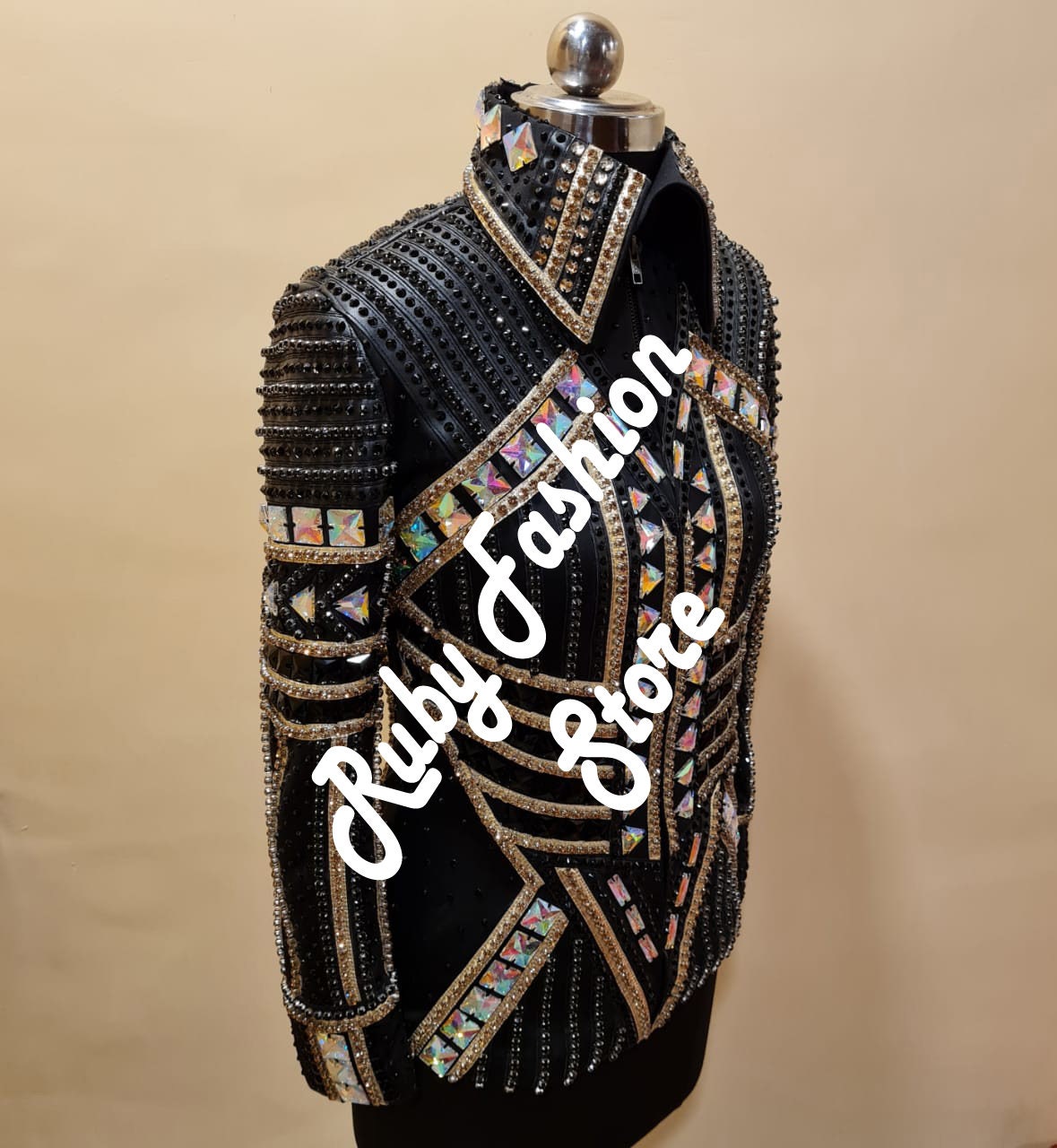 Gold Accent on Black Base Western Custom Showmanship Jacket - Etsy