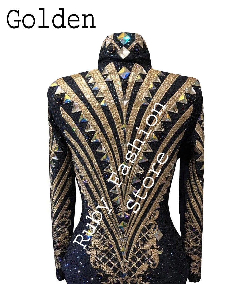 Western Women Black Base Showmanship Jacket - Etsy