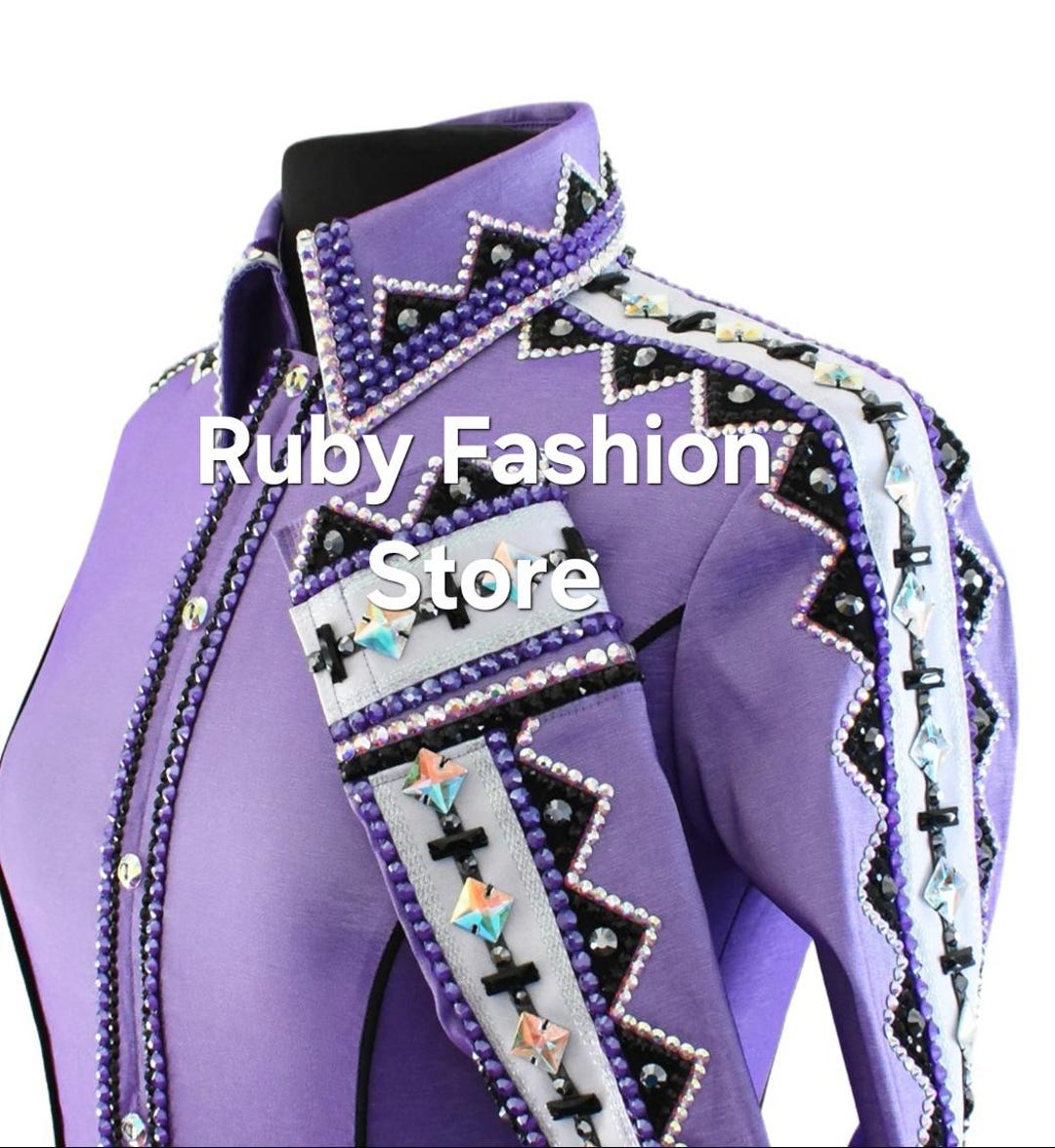 Western Show Shirt: Stretchable Rodeo Queen Rail Shirt - Etsy