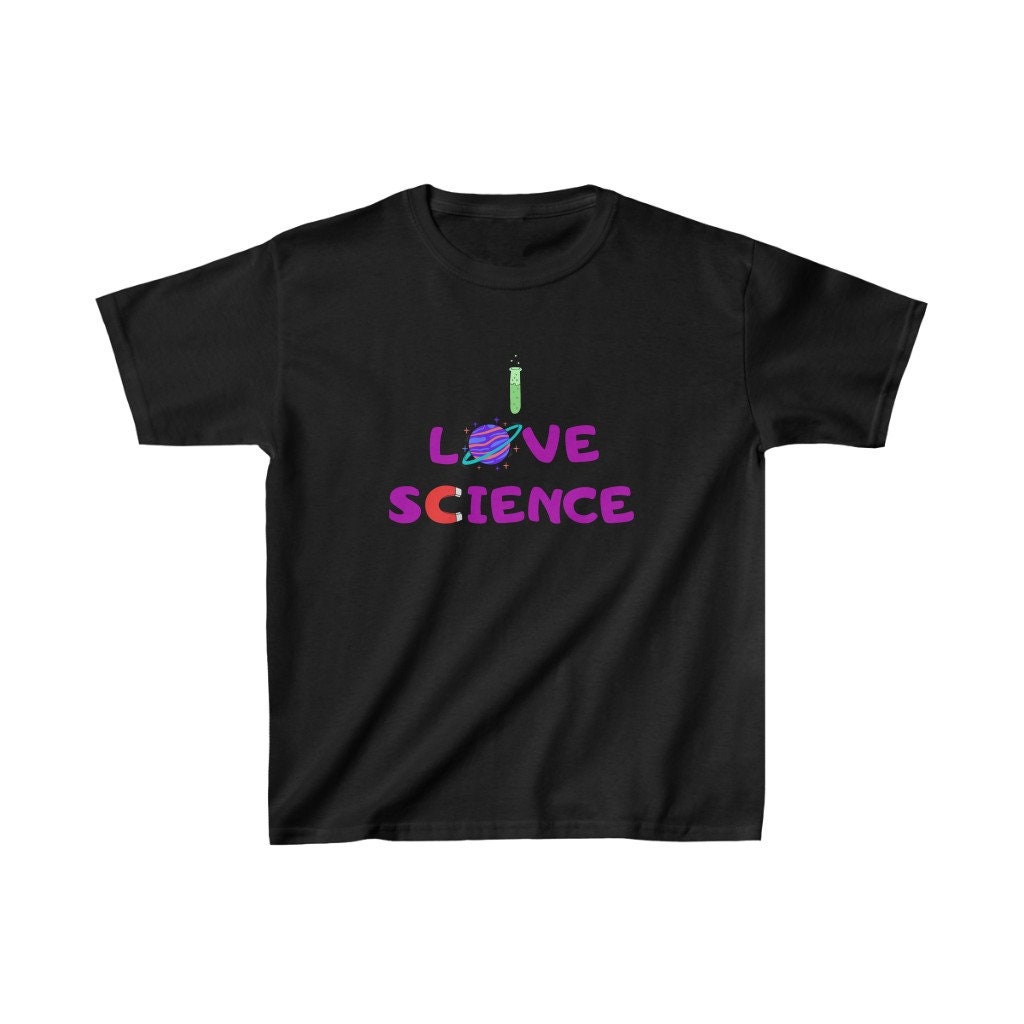 Kid's I Love Science T-shirt Science T-shirt - Etsy