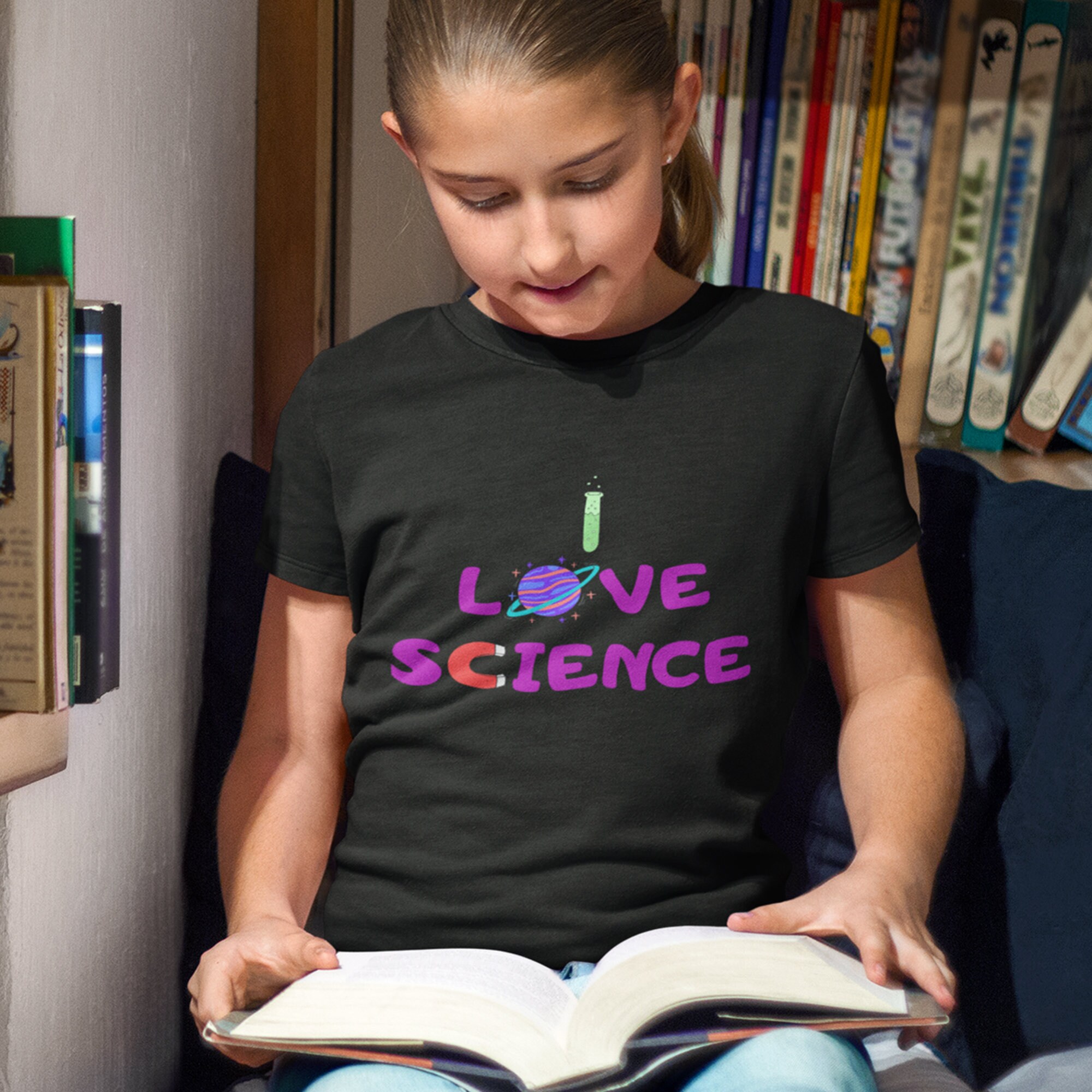Kid's I Love Science T-shirt Science T-shirt - Etsy