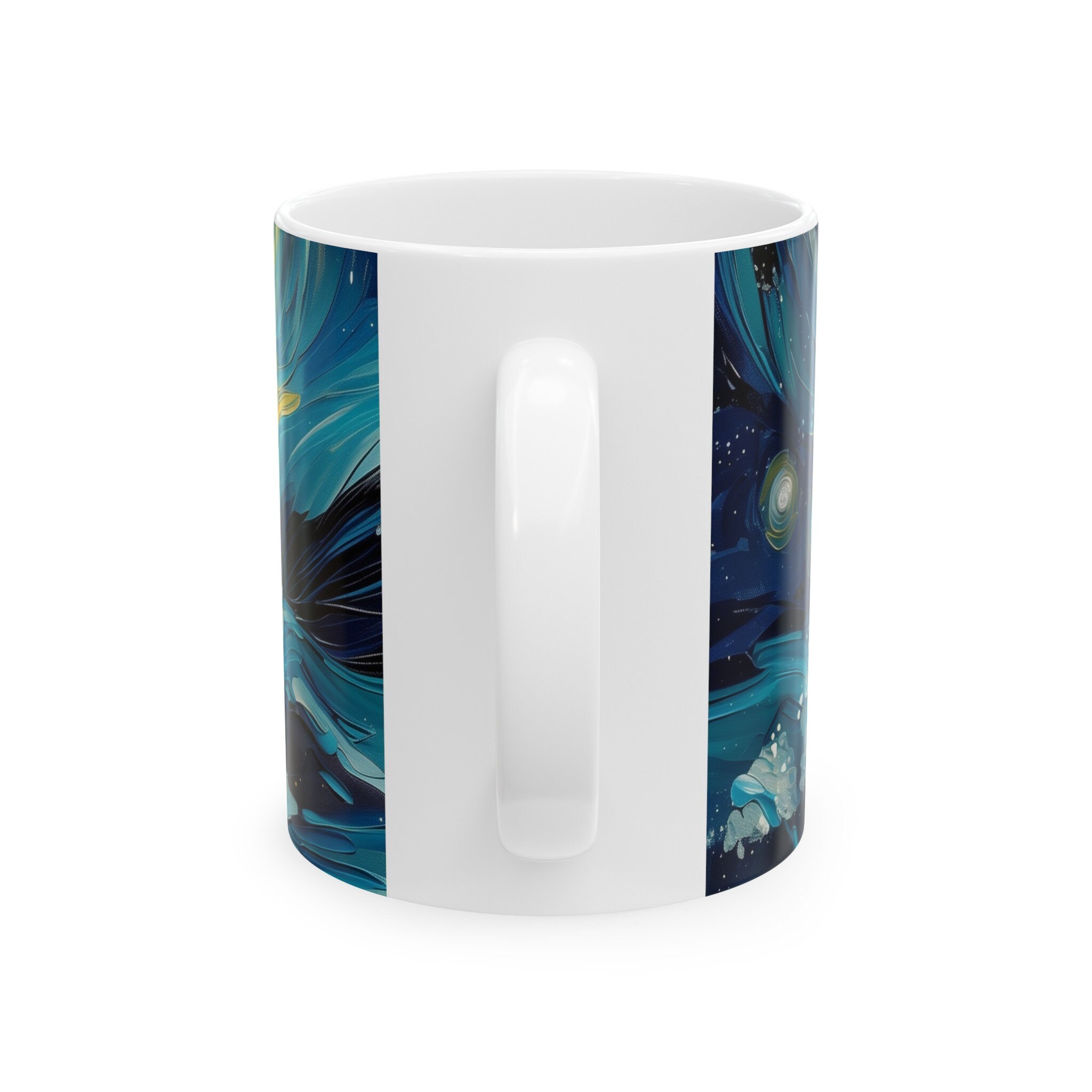 Starry Night Surfer Mug Van Gogh Art Gift for Surfer Girls Mug Design ...