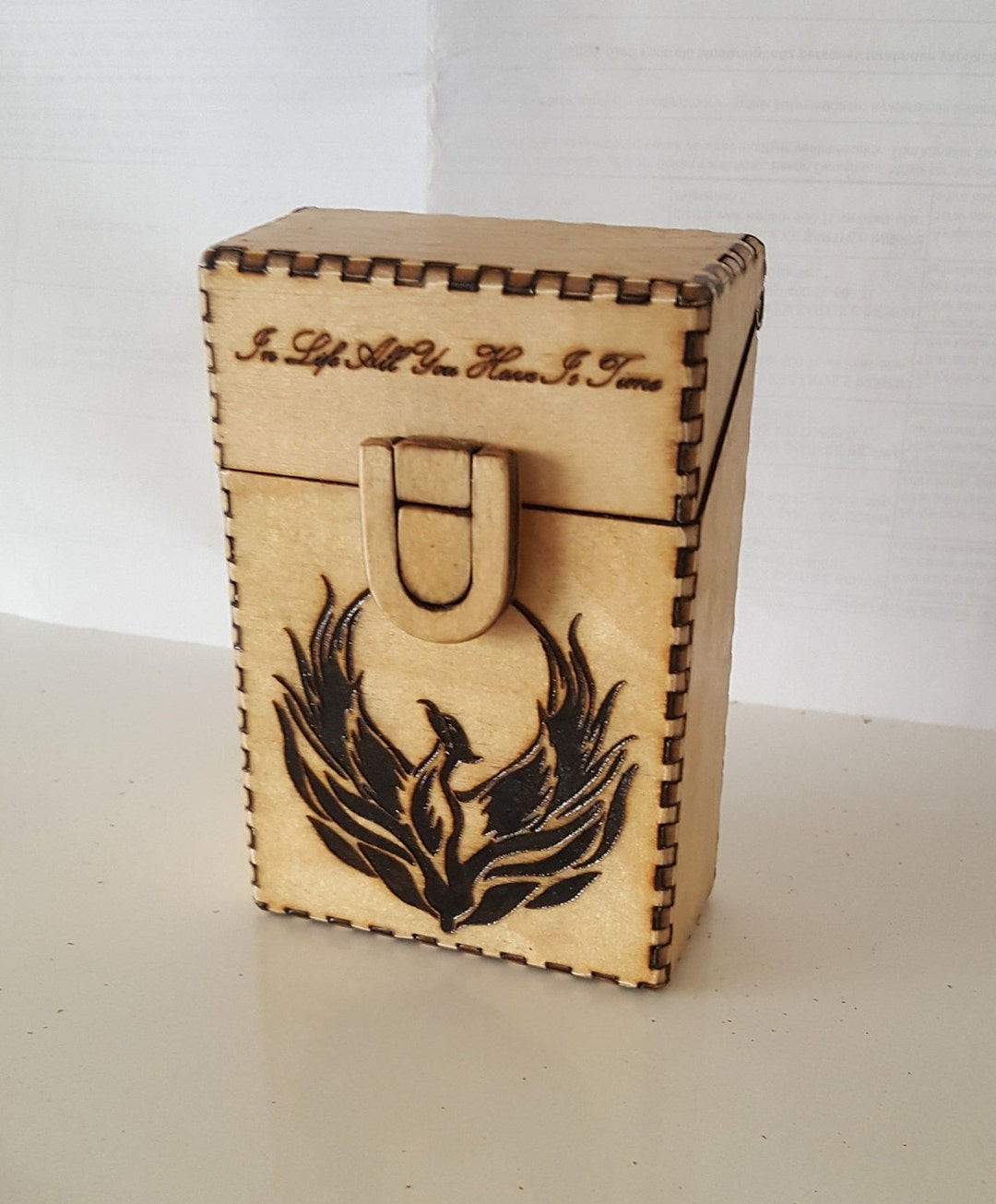 Laser Cut Cigarette Box for King Size Case Laser Cut Files SVG DXF ...