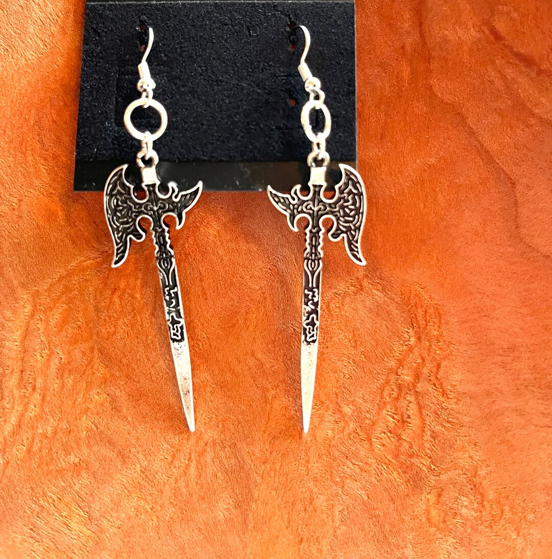 Battle Axe Dangles for Any Warrior Fan Nickel Free FREE SHIPPING - Etsy