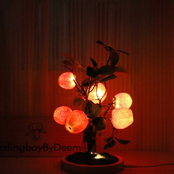 Apple Night Light - Etsy