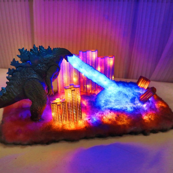 Godzilla Night Light - Etsy