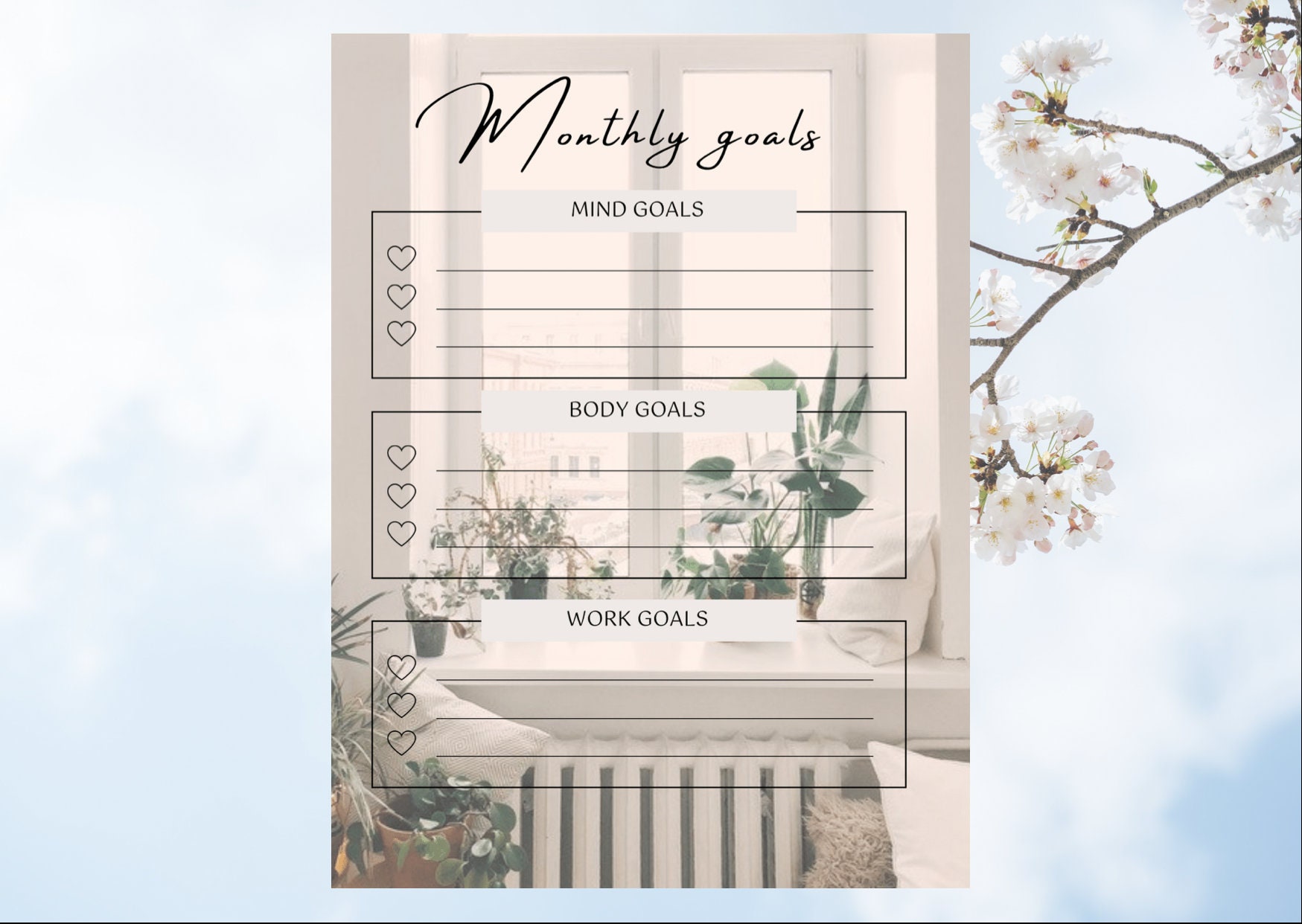 Mental Health Journal: Full Body Check In, Weekly Planner, Monthly ...