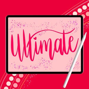The Ultimate Calligraphy & Lettering Brushes | Procreate Brushes ...