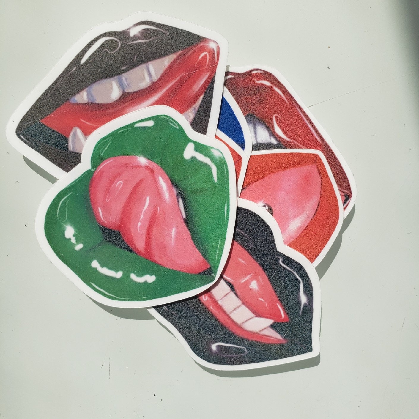 Freche Lippen Sticker Pack Günstige süße Sticker Bujo - Etsy.de
