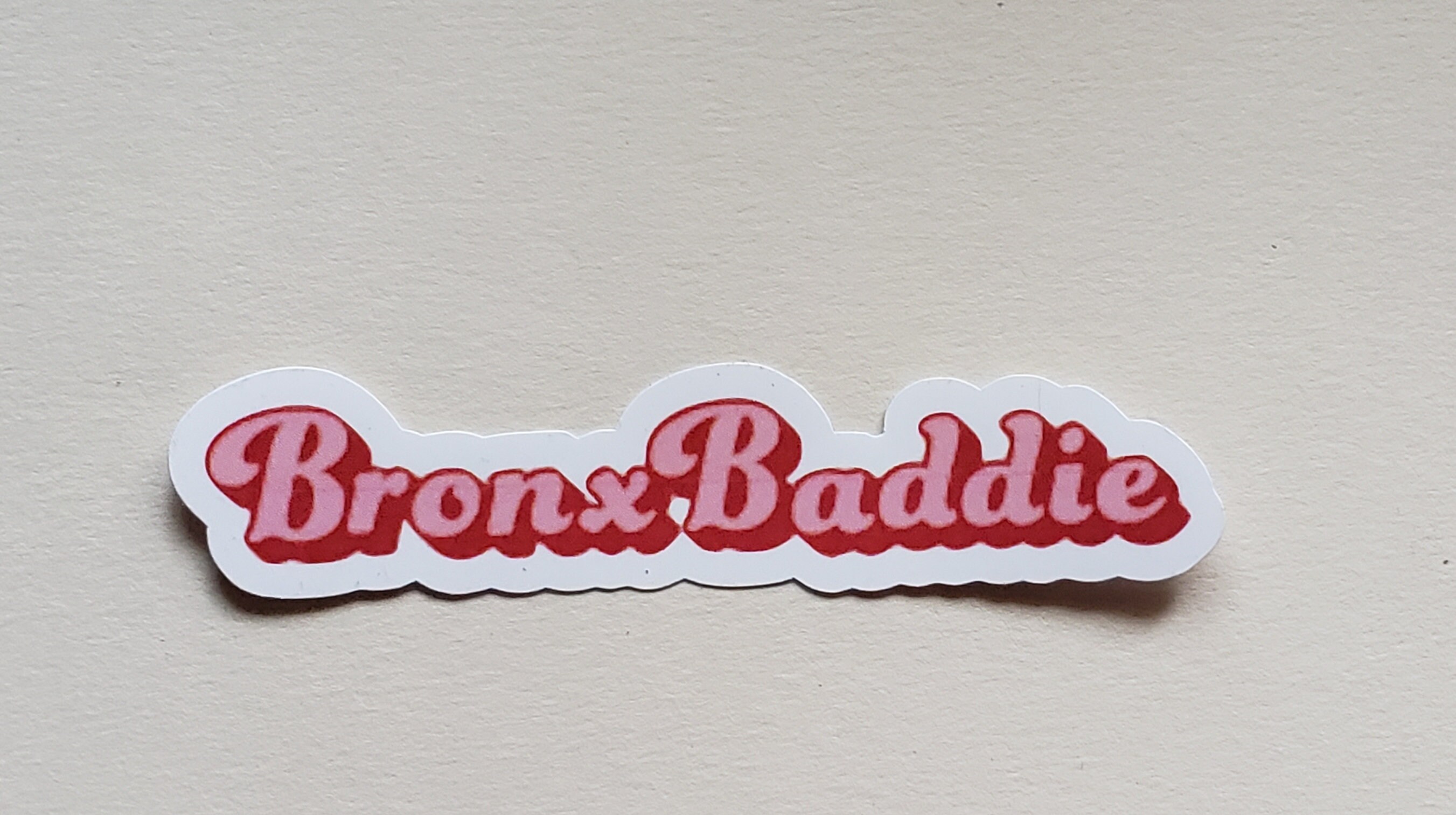 Bronx Baddie Vinyl Sticker phrase stickers quote stickers | Etsy
