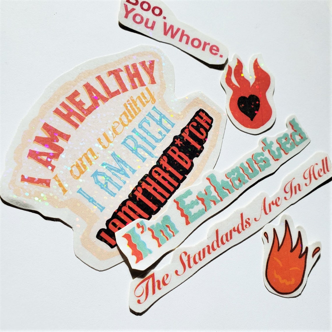 I'm Petty Sticker Pack Aesthetic Trendy Stickers - Etsy