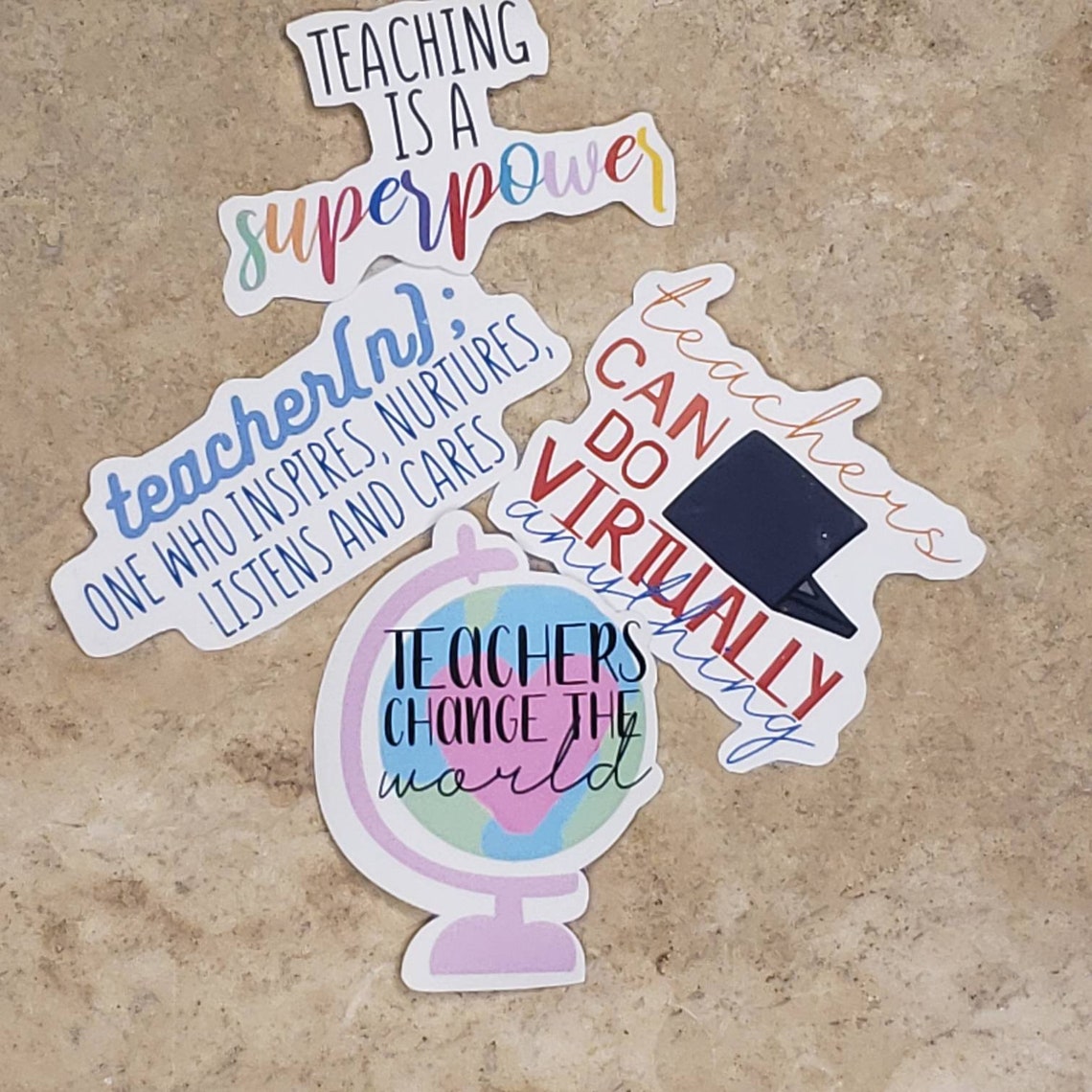 Teacher Appreciation Sticker Pack sticker set cute cheap | Etsy