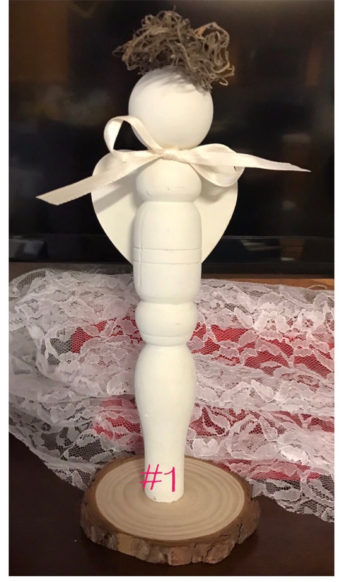 Shabby Chic Medium Spindle Angels - Etsy