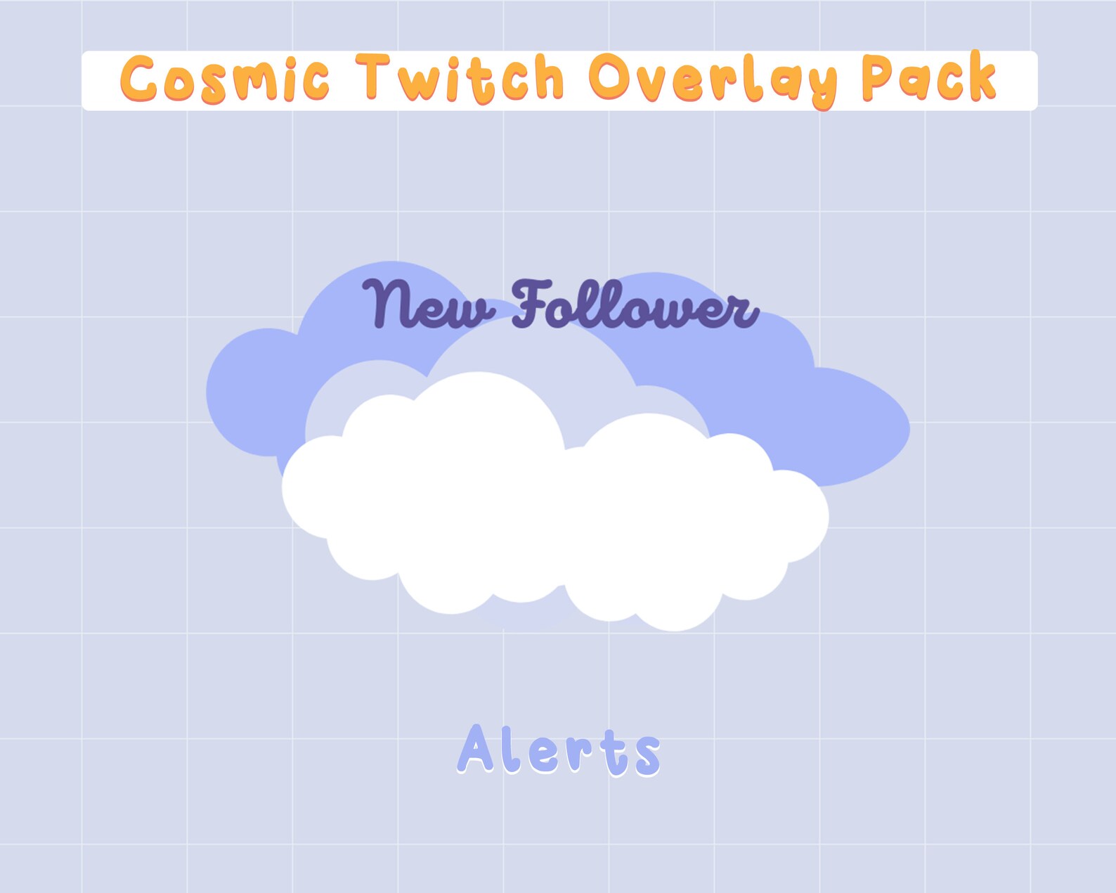 Cosmic Stream Overlay Bundle Pack With Labels, Scenes and Alerts - Very ...