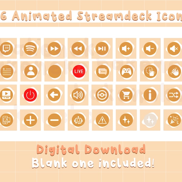 Streamdeck Icons Animated - Etsy
