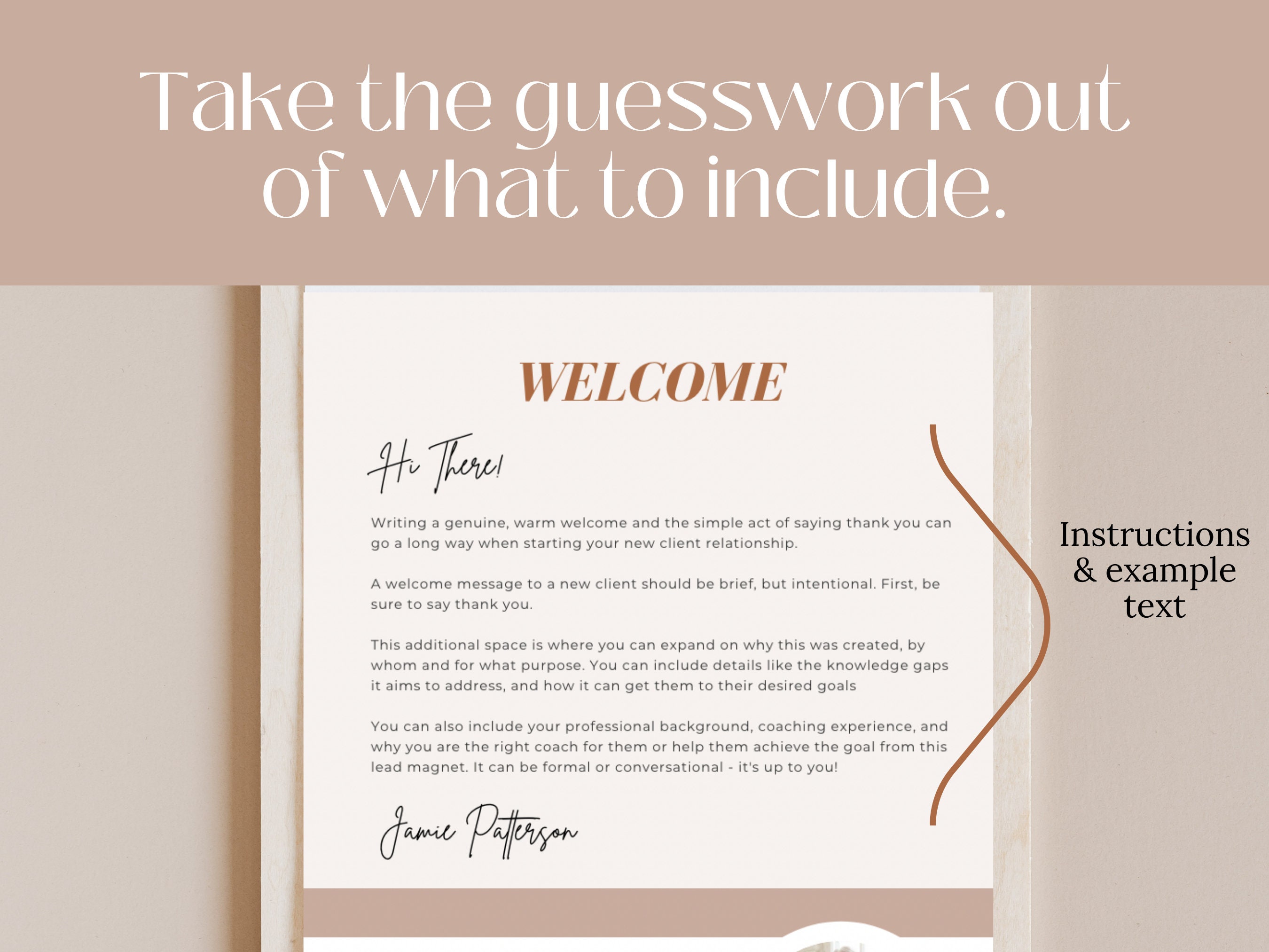 New Client Welcome Packet Portfolio of Business Templates for Virtual ...