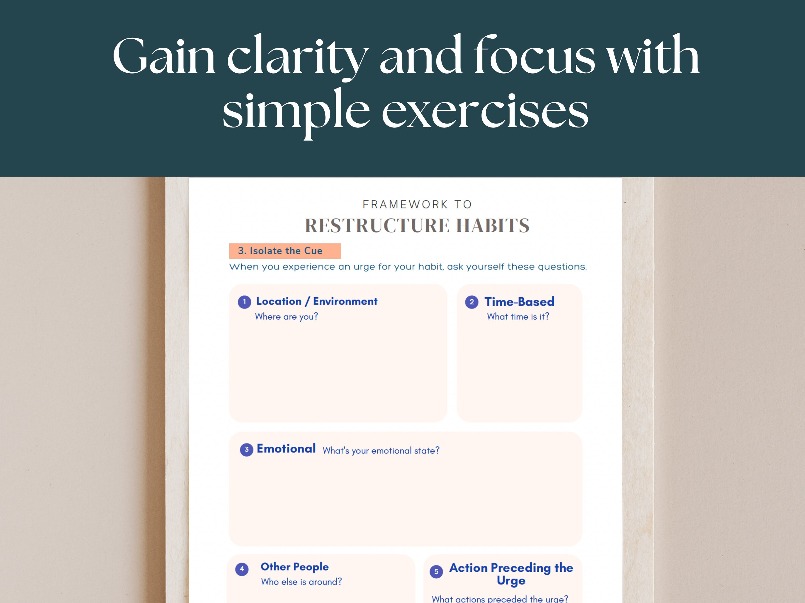 Atomic Habits Workbook Template | Editable Habit Tracker | Atomic ...