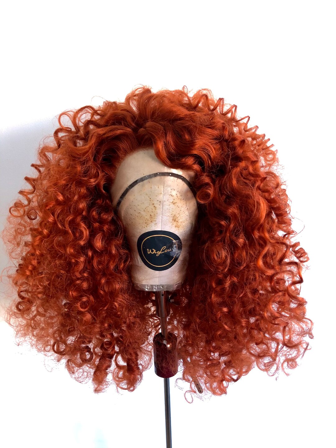 Merida Brave- Red Curly Lace Front Wig/cosplay/drag/events - Etsy
