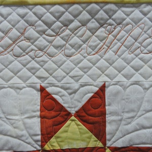 Welcome Door Sign Quilted Wall Hanging - Etsy