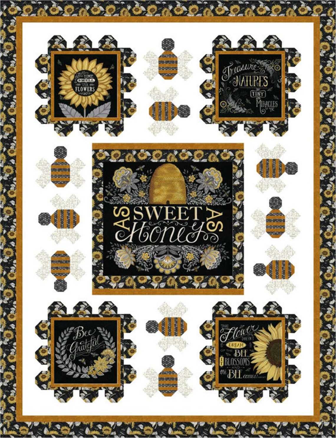 Bee Grateful Kit by Deb Strain - Etsy