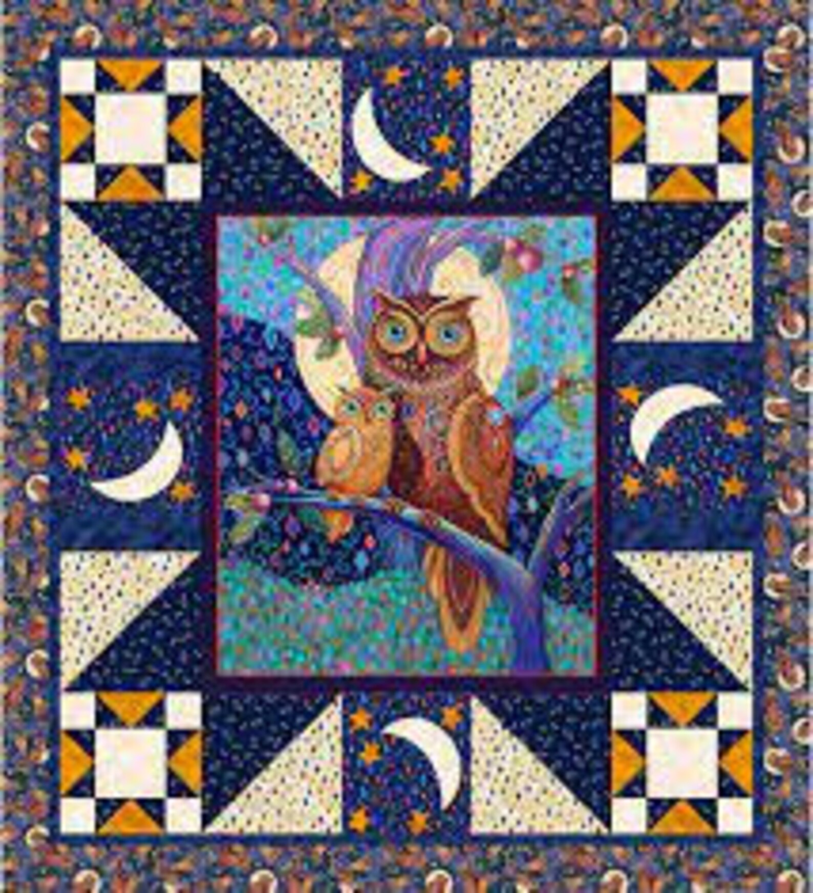 Opulent Owls Quilt Kit - Etsy