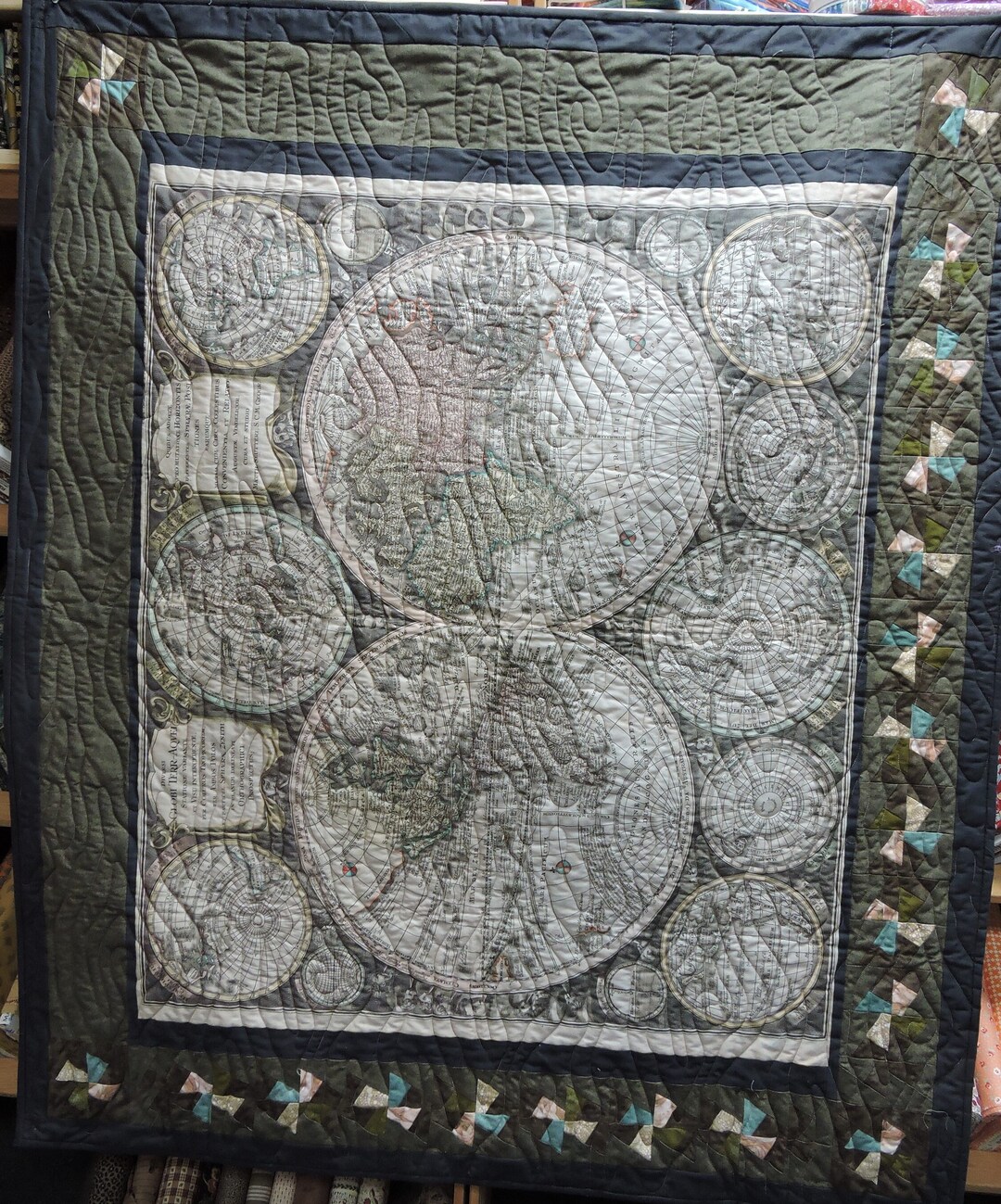 Frame & Twist Map Quilt Sampler - Etsy