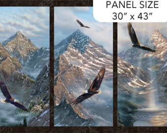 Eagle Trio Quilt Epattern, 5793-2e, Digital Pattern, Eagle Panel Lap ...