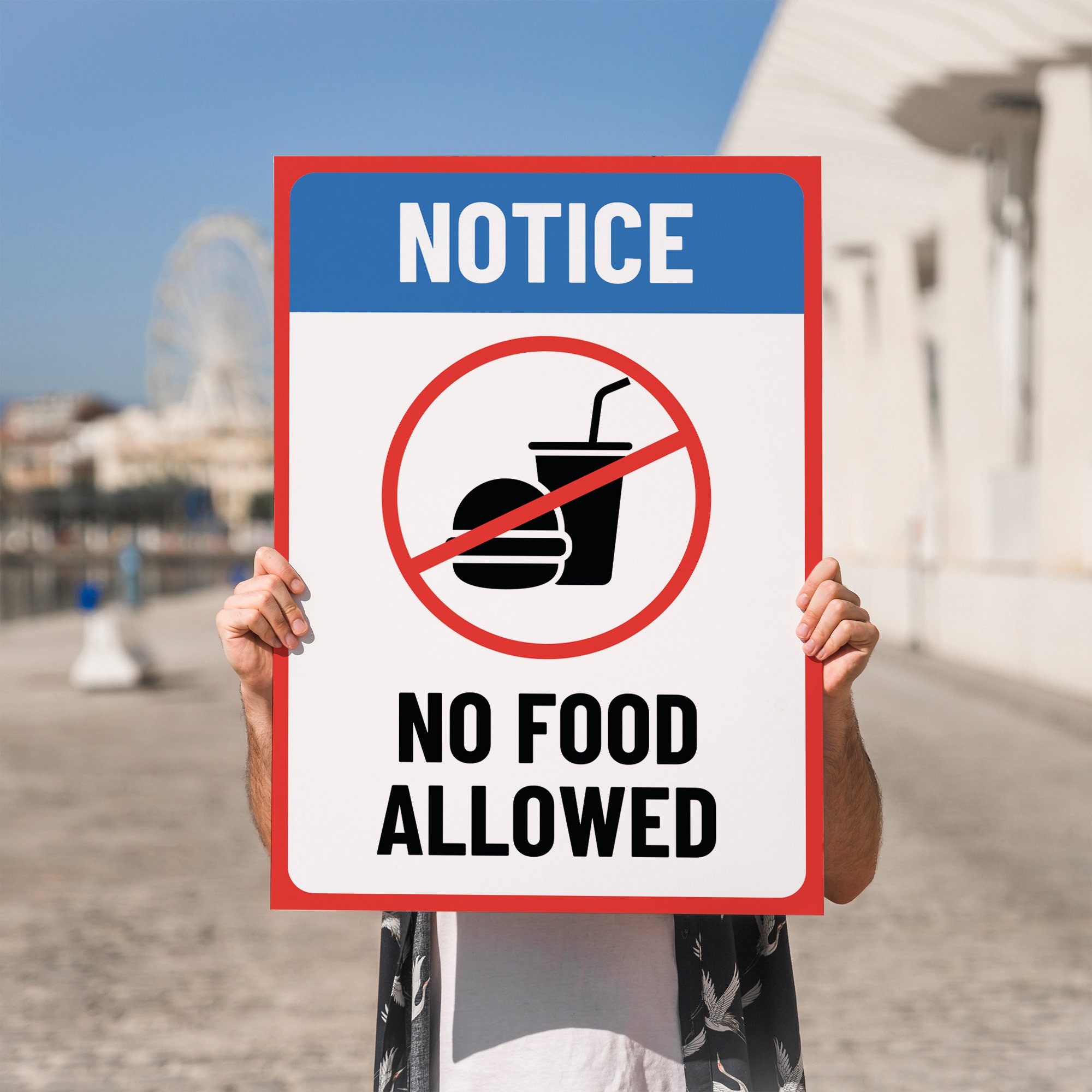 No Food Allowed Print Ready Sign Poster - Etsy UK