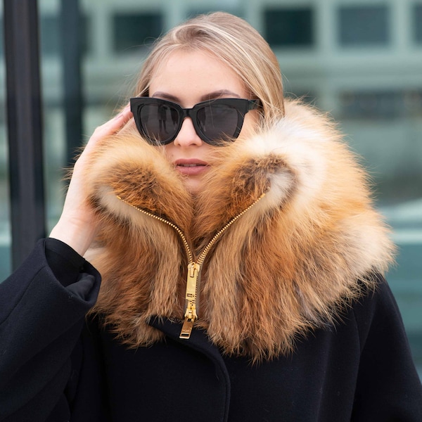 Red Fox Scarf - Etsy