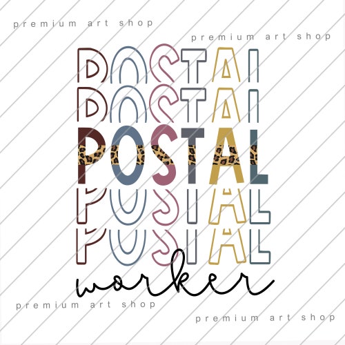 Postal PNG Postal Worker Life Sublimation Design Download | Etsy