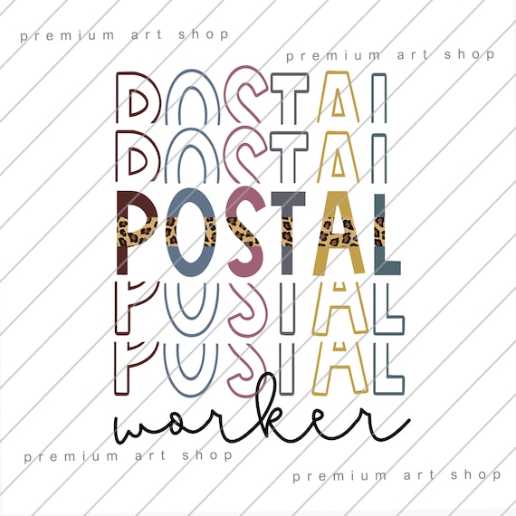 Postal PNG Postal Worker Life Sublimation Design Download - Etsy