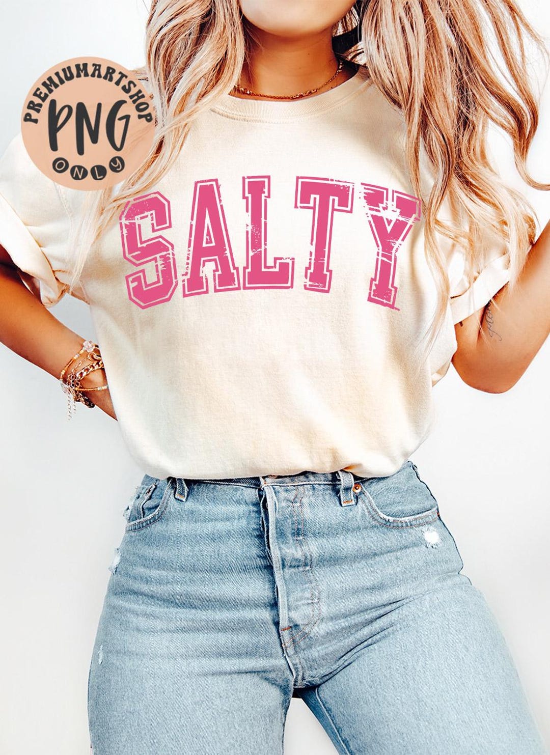 Retro Salty Png, Salty Varsity Png, Salty Beach Sublimation, Stay Salty Png, Salty Vibes Png ...