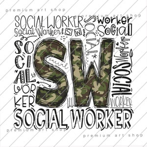 Social Worker PNG Bundle: Sublimation Designs (digital Download) - Etsy