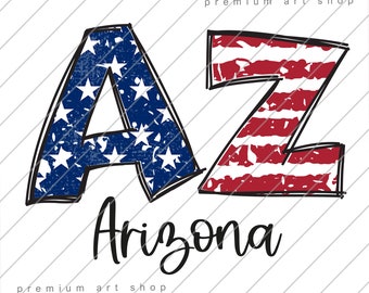 Distressed Arizona Flag Png - Etsy