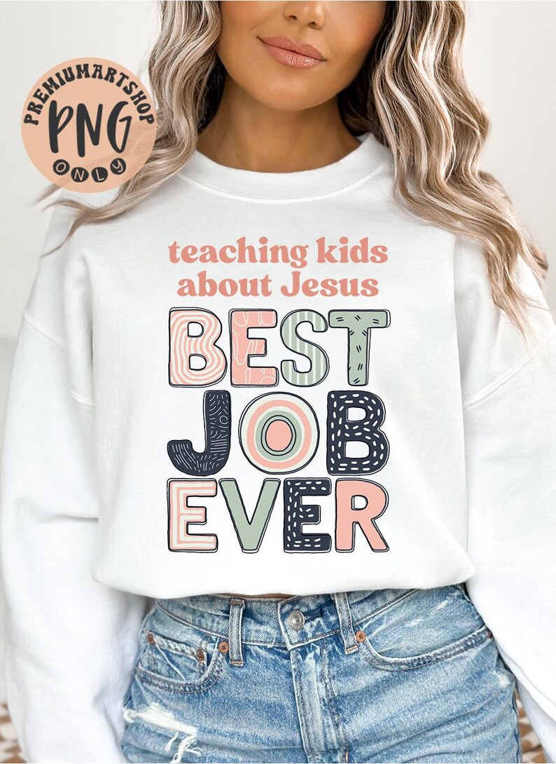 Christian Teacher PNG: Teaching Kids About Jesus (digital Download) - Etsy