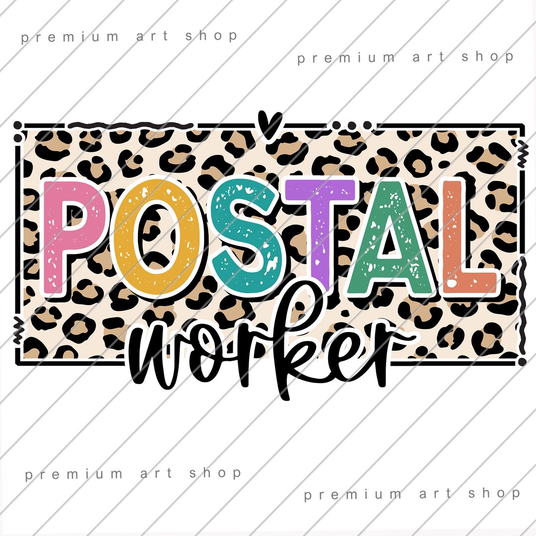 Postal Worker PNG, Postal Worker Sublimation Design Download, Postal ...