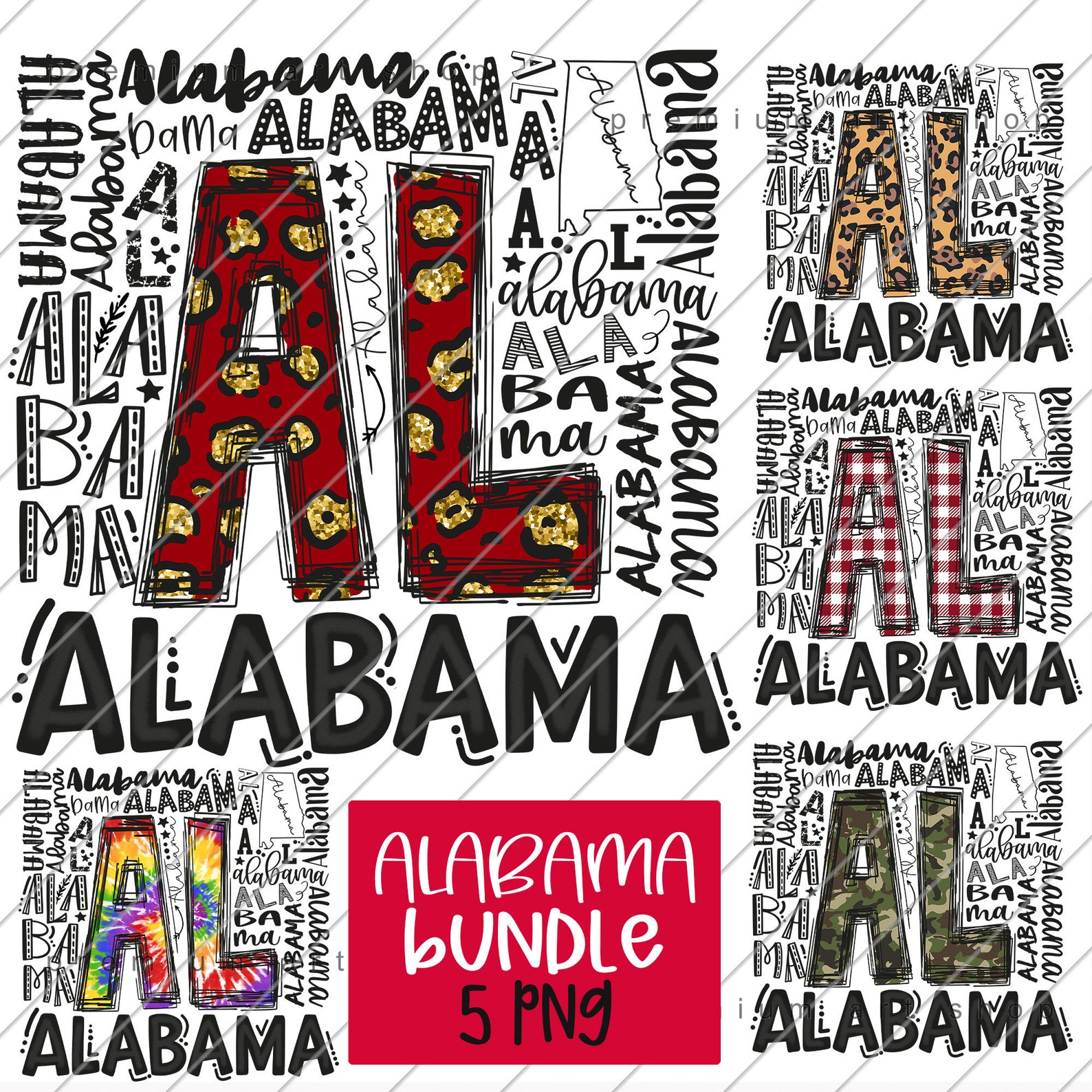 Alabama PNG, Alabama Sublimation Design Download, Alabama State, AL ...