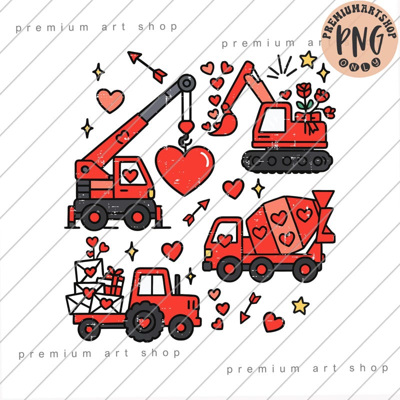 Construction Valentine - Etsy